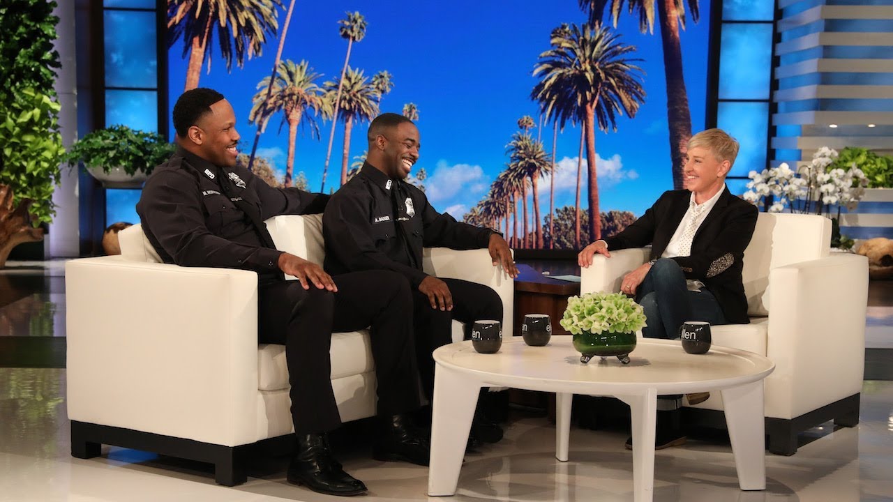Ellen Meets Viral Singing Cops Michael & Moe - YouTube