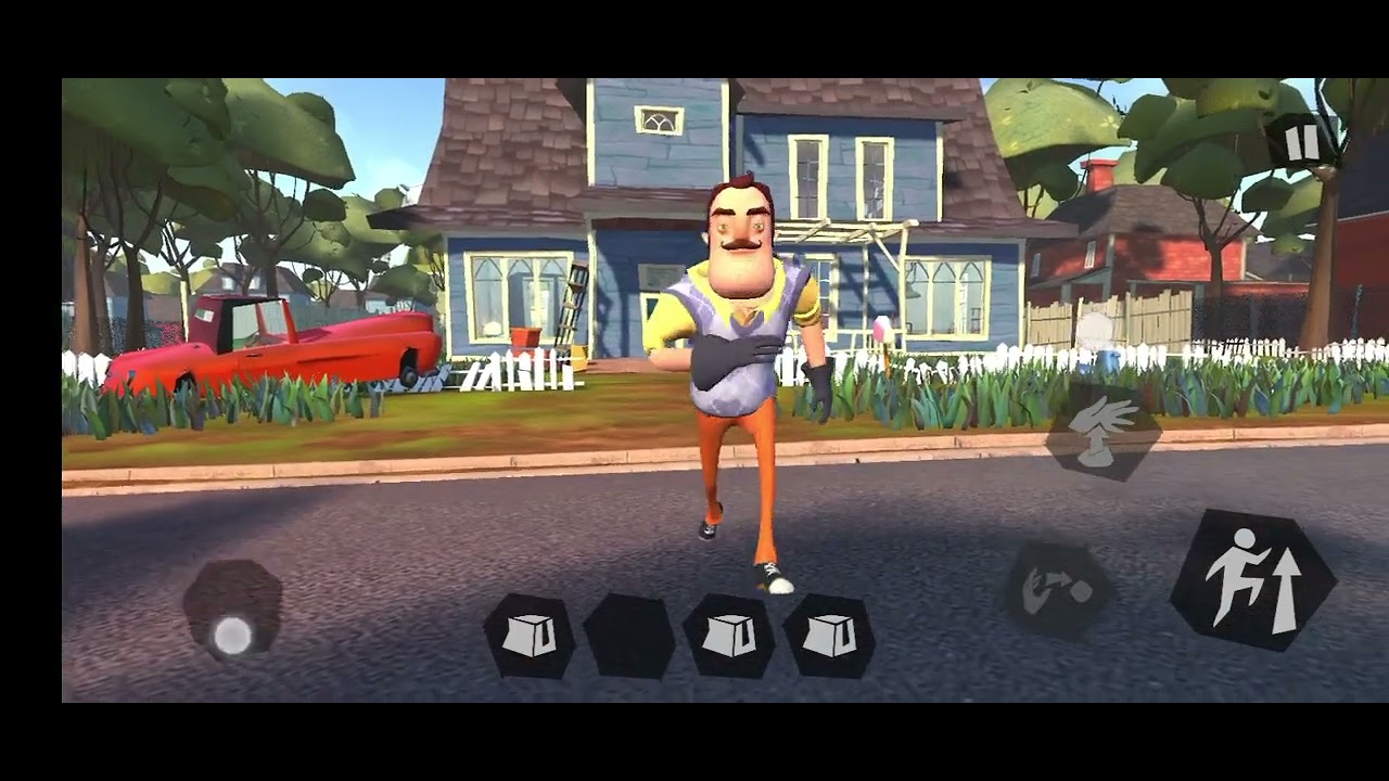 playing Hello Neighbour - YouTube