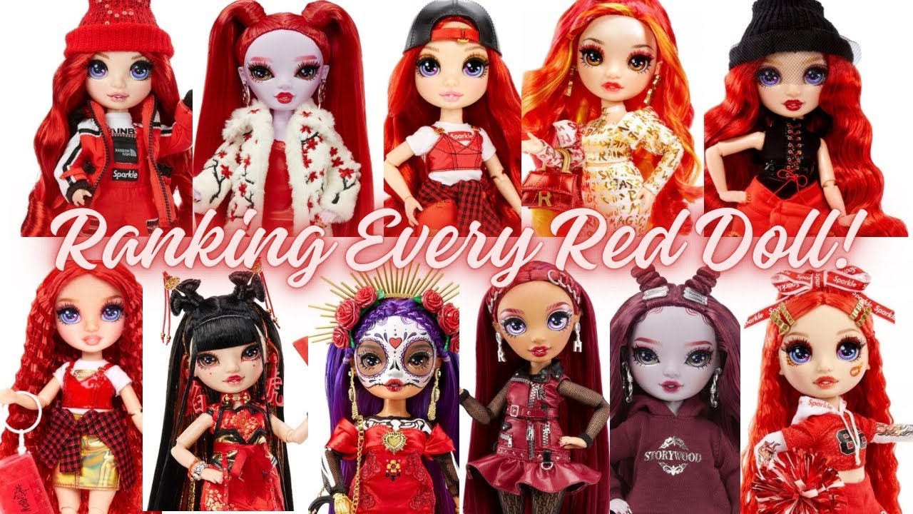Color Ranking: Ranking Every Red Rainbow and Shadow High Doll! - YouTube