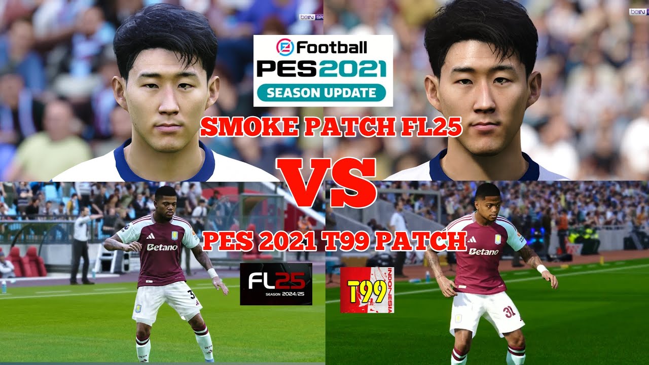 PES 2021 eFootball 2021 Smoke Patch FL25 VS T99 Patch Menu And ...