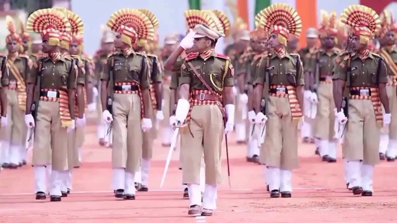 Brave SSB Officers passing out parade, Srinagar attended by Kiren ...