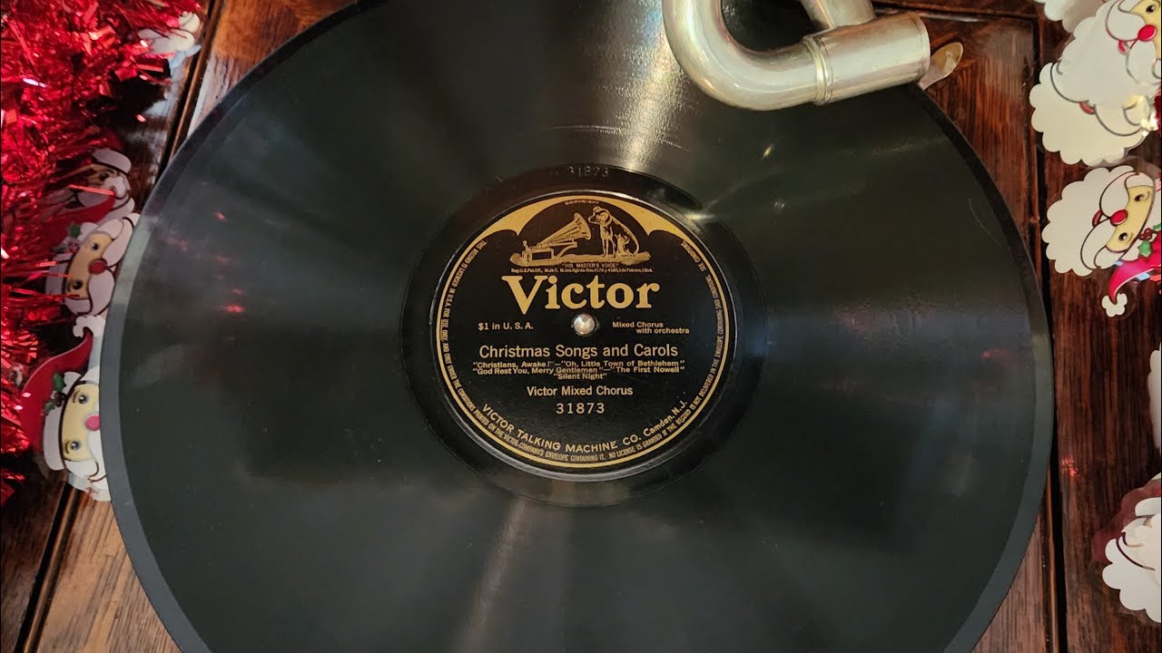1914 Victor Victrola XIV Playing Classic Christmas Songs and Carols by ...