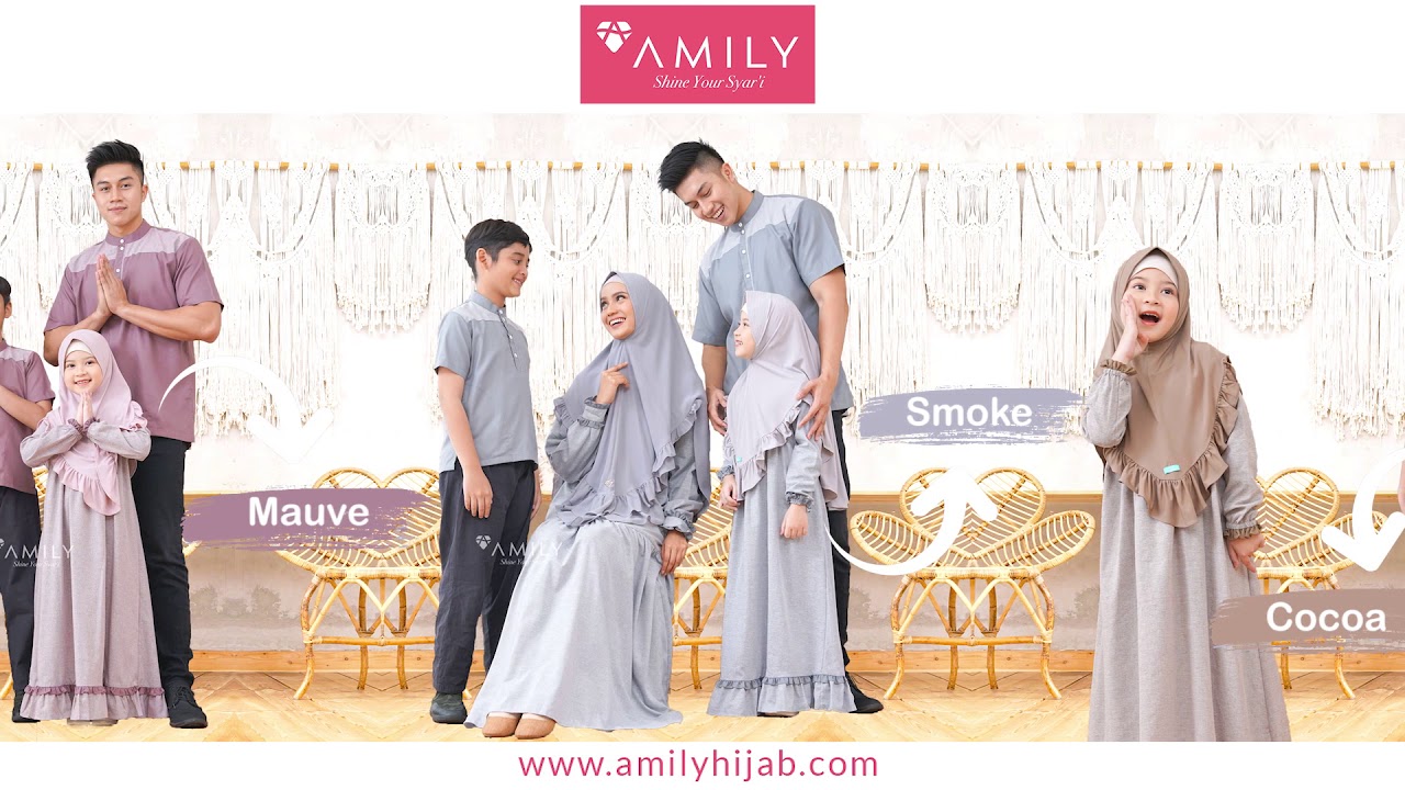IZAZ FAMILY COUPLE by AMILY HIJAB - YouTube