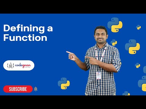 Defining a function in Python | Python Tutorials - 2022 | Codegnan ...