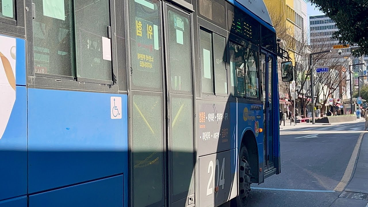 대우 BS110 NGV 18’ 엔진음 [대구 우주교통 204번 3164호] - YouTube