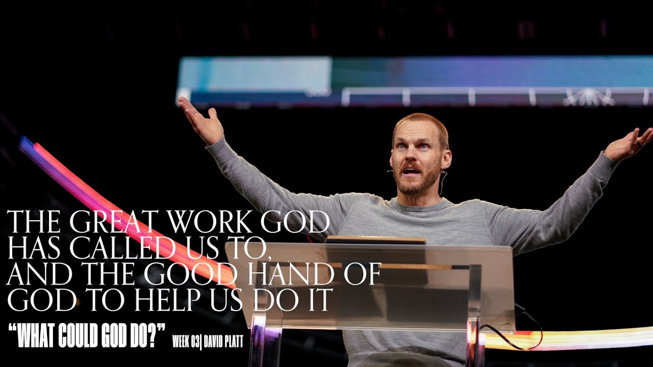 The Great Work God Has Called Us To, And The Good Hand Of God To Help ...