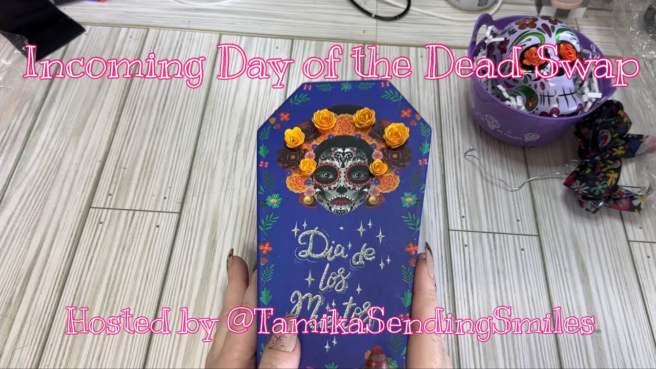 Incoming Day of the Dead Swap from @kraftykaboose hosted by ...