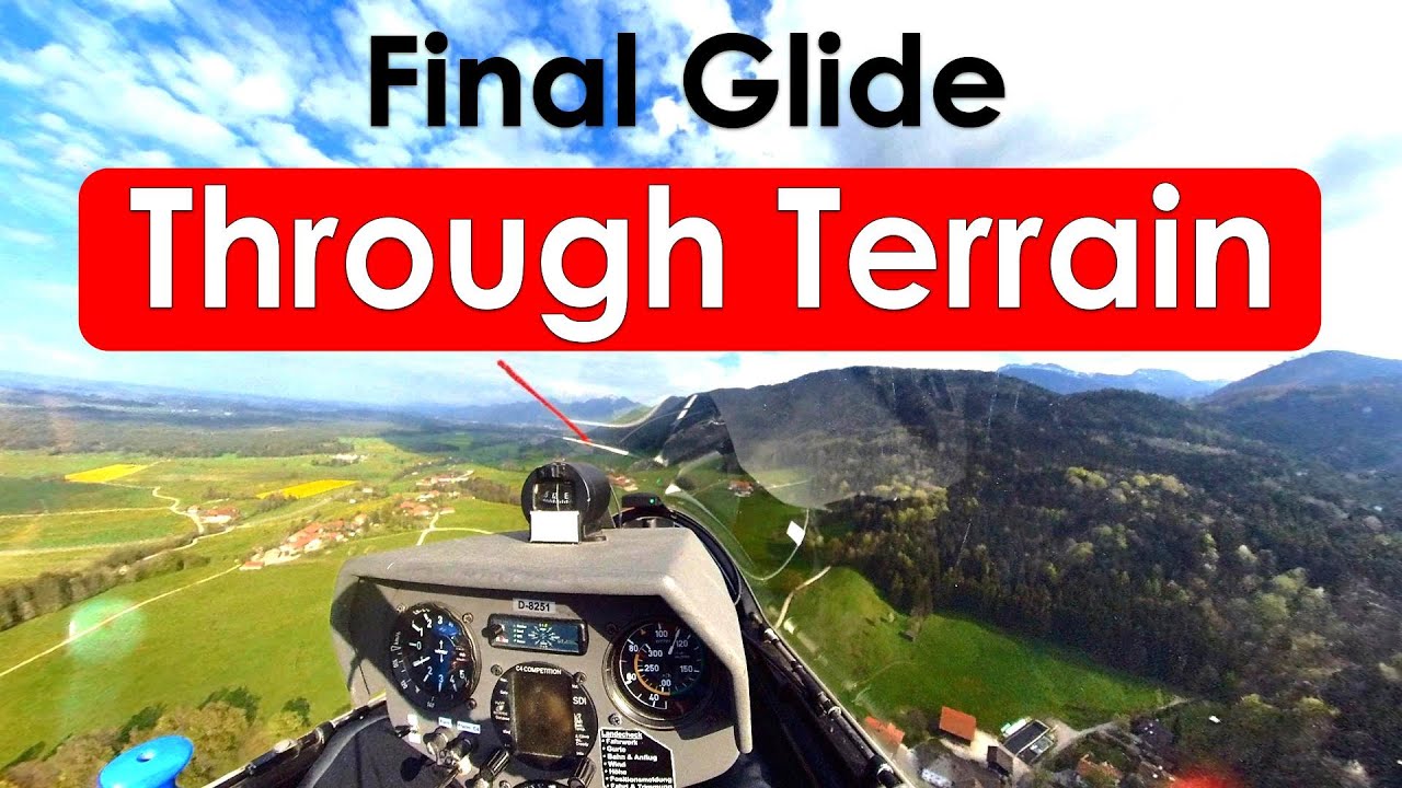 Final Glide Through Terrain - With Commentary and Flight Stats - YouTube