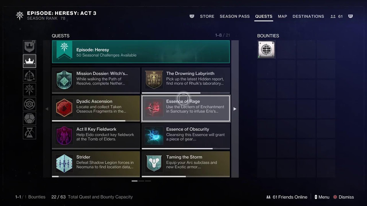 Episode Heresy-Act 2 Wrap Up And Part 1 Of Act 3!| Destiny 2-Episode 3 ...