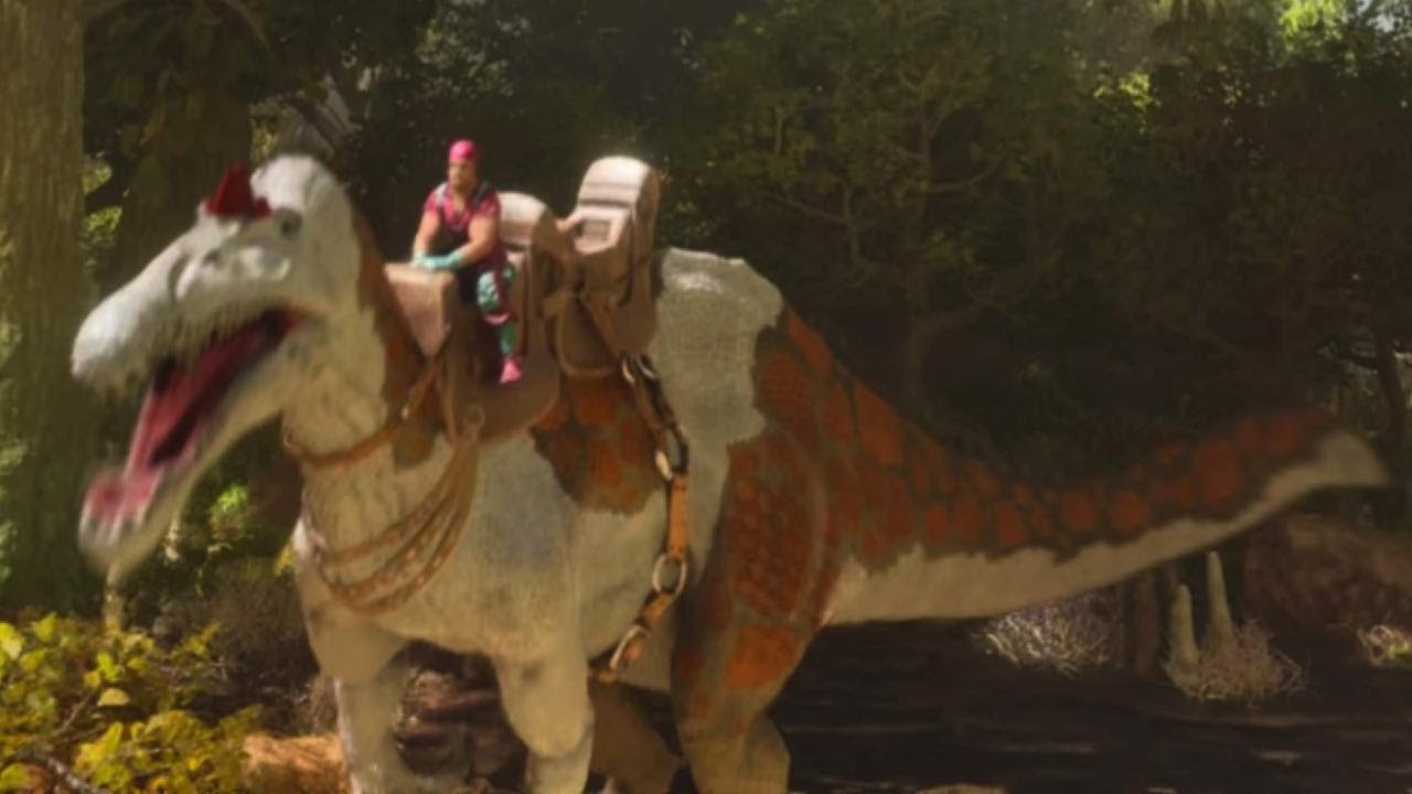 ARK Survival Ascended: Siamosaurus gameplay (Prehistoric Beasts part 2 ...
