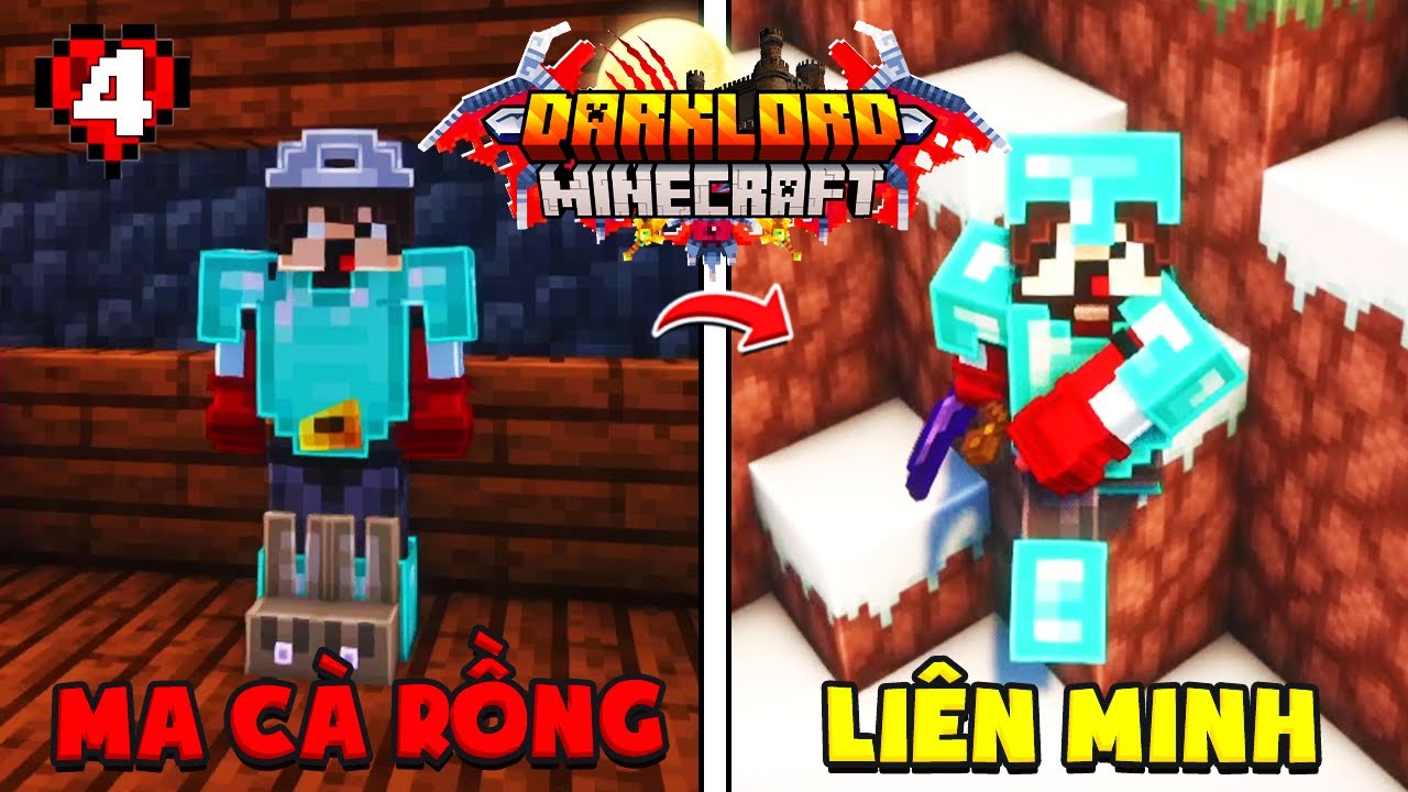 MINECRAFT Dark Lord Tập 4 | KienRic Trở Thành Ma Cà Rồng Và Liên Minh ...