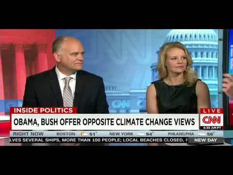 UNBELIEVABLE!!     Bush, Obama spar over climate change Amazing!!! - HD