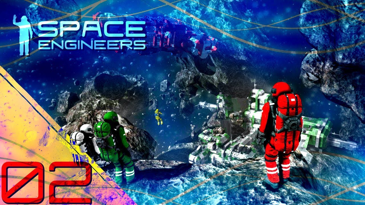 STARTING TO GET THE HANG OF THIS: BASIC STARTING PLATFORM | Space Engineers #2 - YouTube