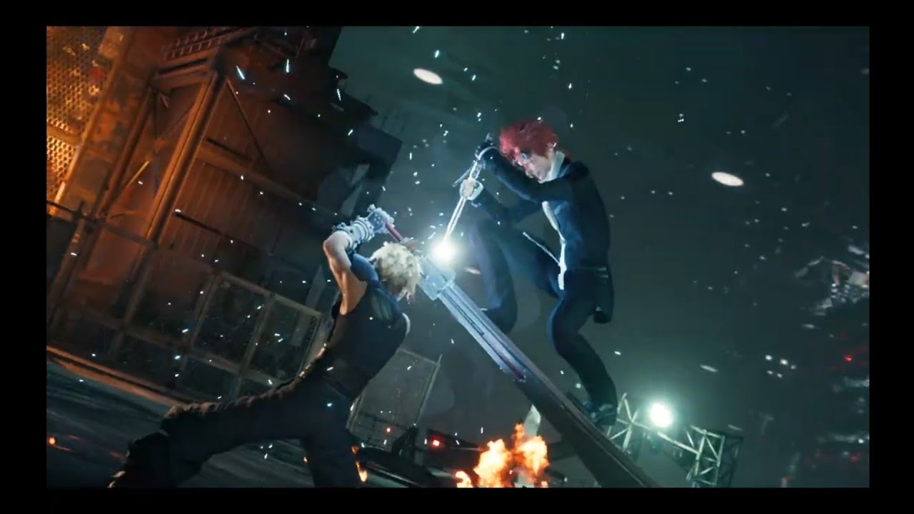 Reno and Rude Boss Fight - Sector 7 Plate | FFVII Remake - YouTube