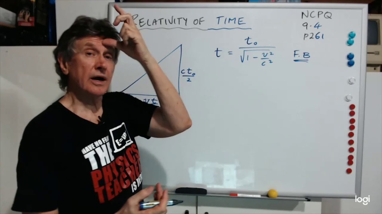 9.4A - Relativity of time. Doc Walding's "Have no fear" physics video ...