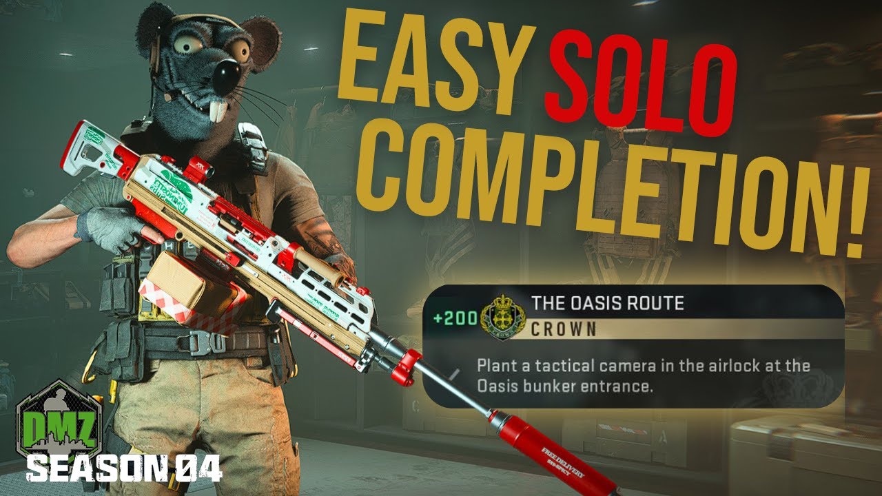 EASY Solo The Oasis Route Mission Completion for Crown | Call of Duty ...