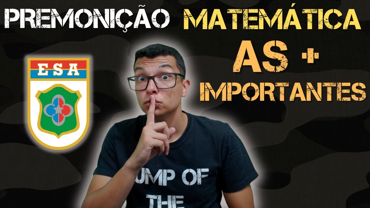 REVISÃO MATEMÁTICA PARA ESA 2024 ! SIMULADO PREMONIÇÃO DE MATEMÁTICA ...