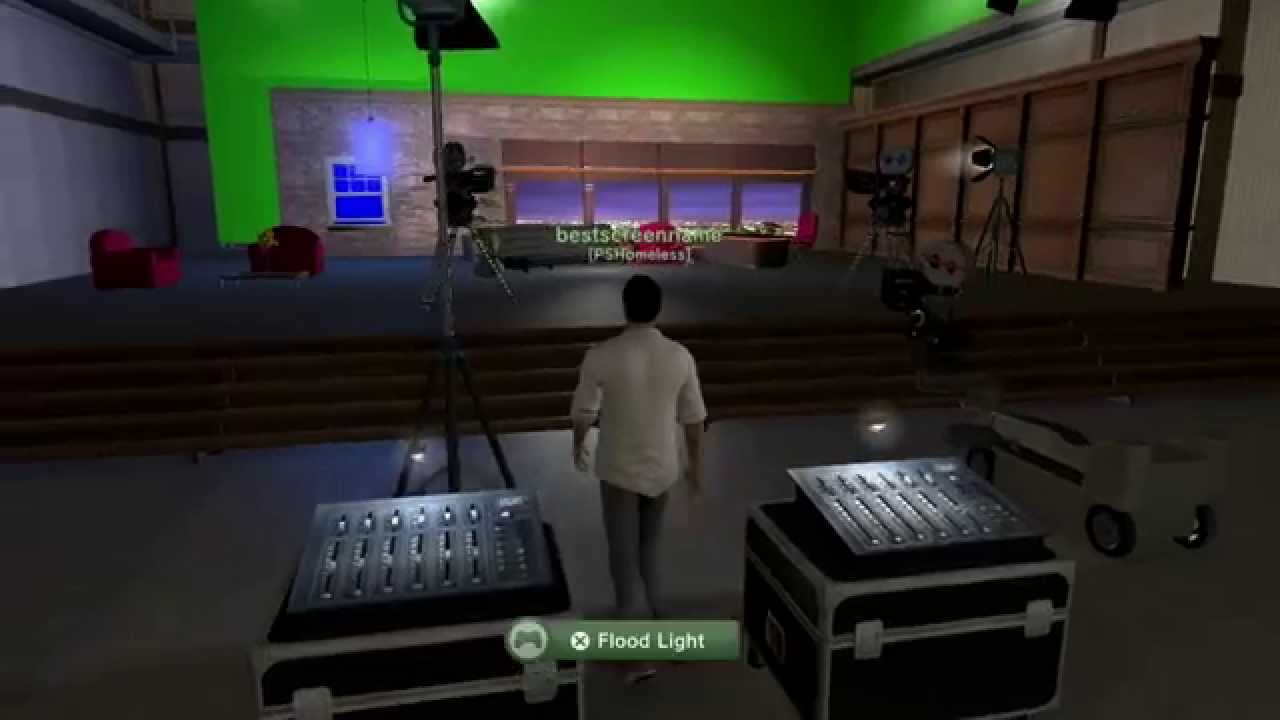 Playstation Home: Studio Stage Set from LOOT Open House - YouTube