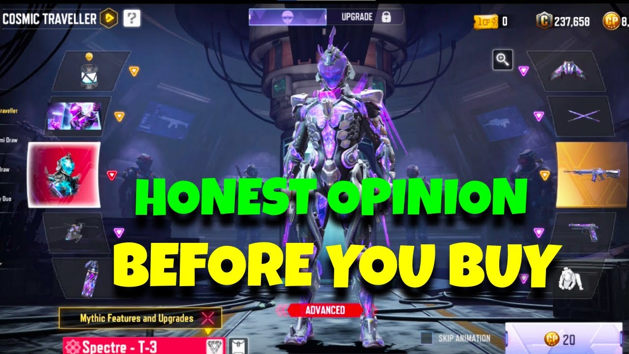 Honest Advice! Before you Buy Cosmic Traveller Draw in COD Mobile - YouTube