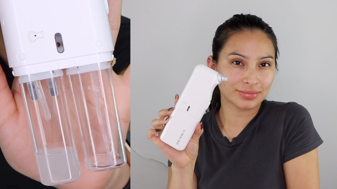 At Home Hydrafacial Full Tutorial Feat. W Skin Aqua Facial - YouTube