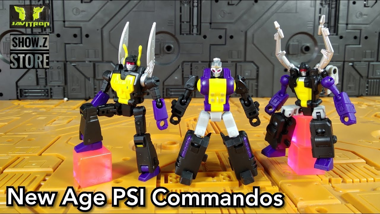 Review Transformers PSI commandos Insecticons micromasterpiece Javitron ...