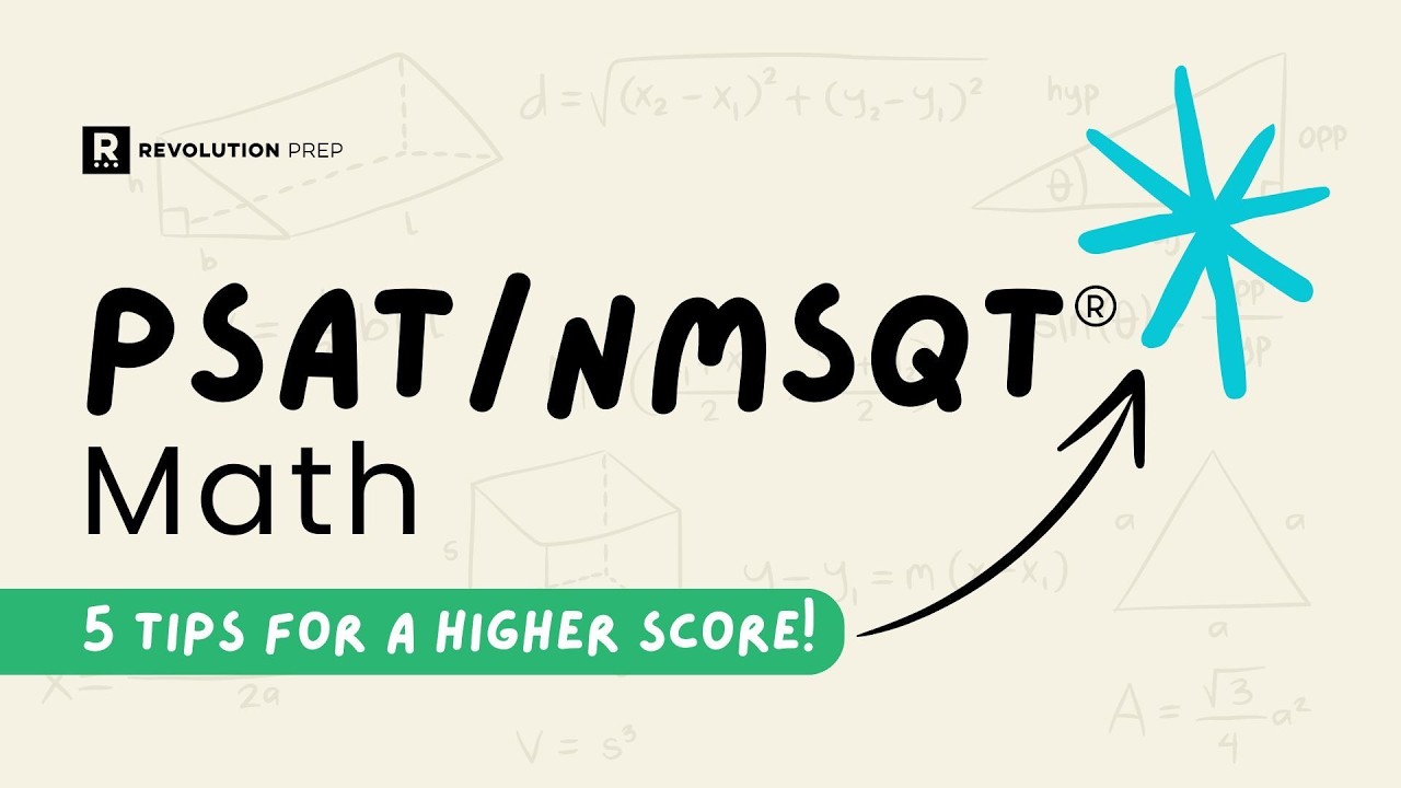 5 Tips for a higher math score | PSAT Study - YouTube