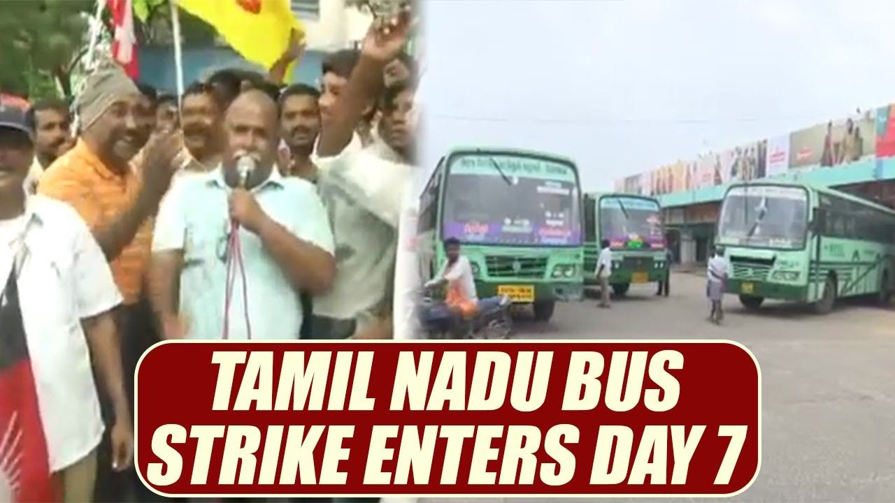 Tamil Nadu bus strike enters its seventh day, Watch video | Oneindia ...