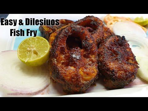 Fish Fry Recipe | Simple/Easy and Dilesiuos Fish fry | Bengoli style ...