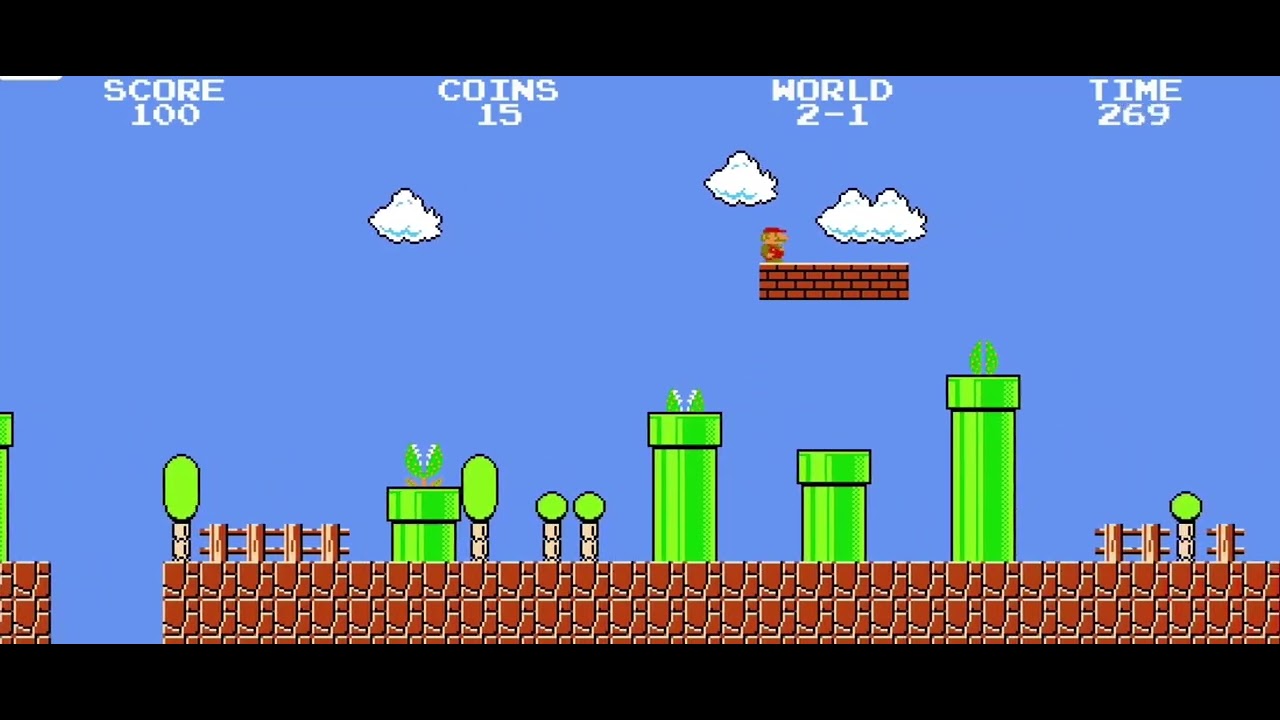Super Mario Bros. level 2-1 - YouTube