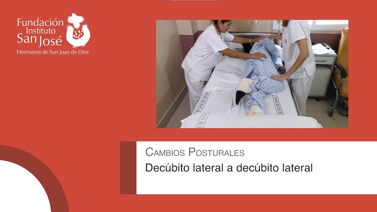 Cambio postural decúbito lateral a decúbito lateral - YouTube