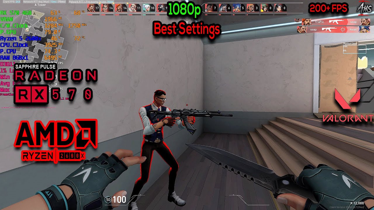 Valorant - Episode 5: Act I | RX 570 4GB + Ryzen 5 2600x | 1080p ...