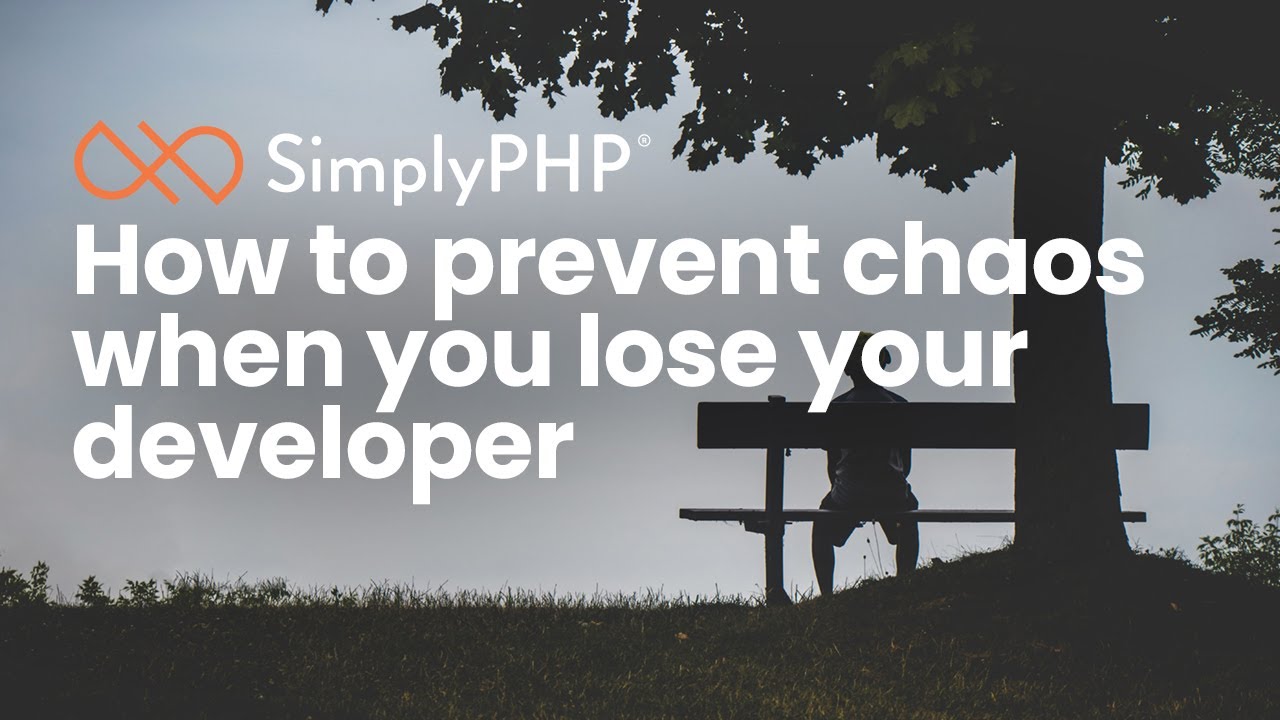 How to prevent chaos when you lose your developer - YouTube