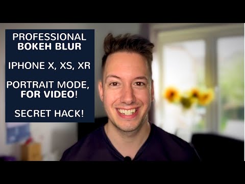 IPHONE BOKEH PORTRAIT MODE, FOR VIDEO! SECRET HACK