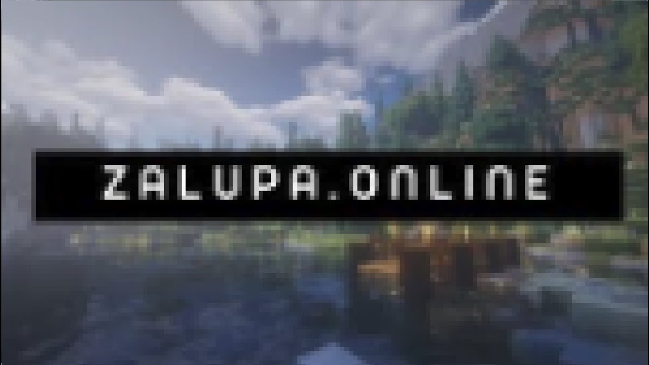 обзор/реклама сервера zalupa.online - YouTube