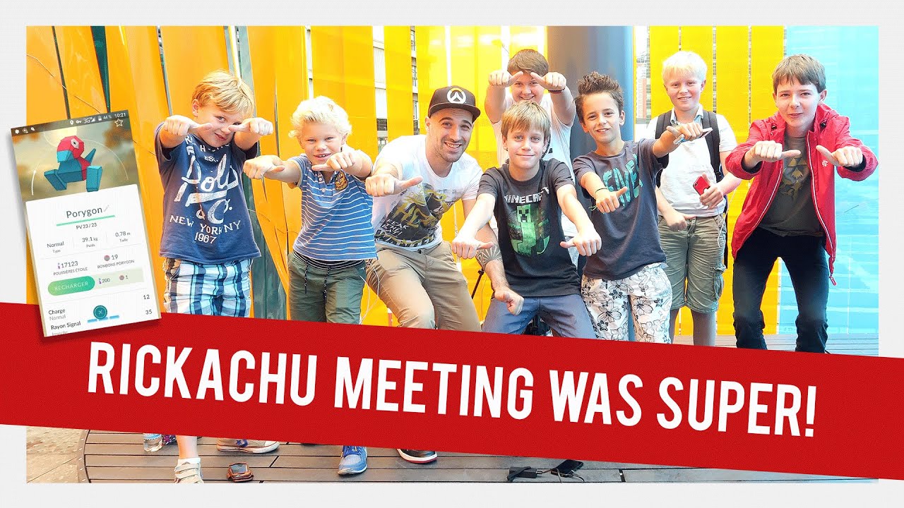 RICKACHU MEETING MET KIJKERS EN PORYGON?! | FF VLOGGEN | RICKACHU - YouTube