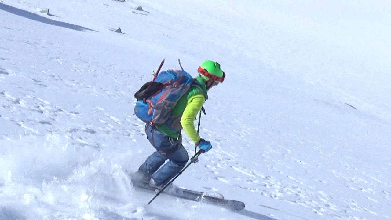 Freeride Cresta Croce Cannone Valletta Pisgana Marzo 2019 x - YouTube