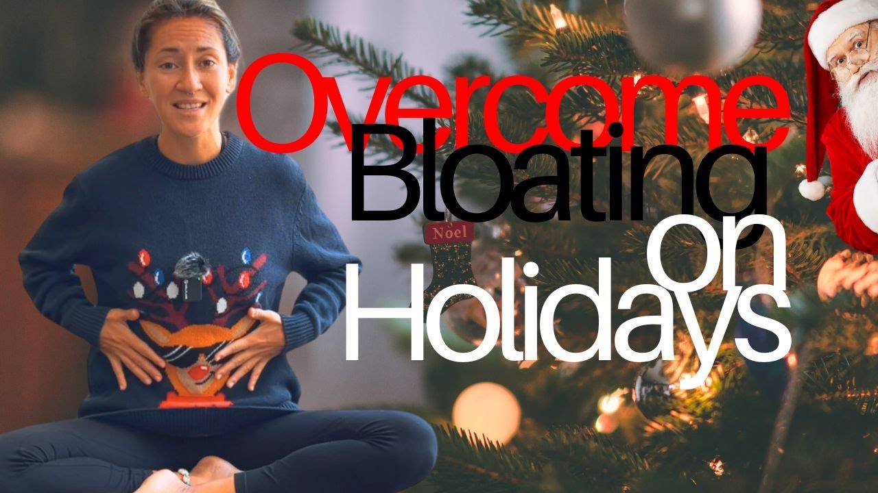 Yoga for Digestion and Bloating [Yoga for Overeating on Holidays] - YouTube