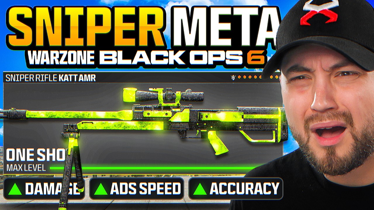 I Found the BEST ONE SHOT SNIPER in WARZONE BO6! (Best Katt AMR Loadout ...