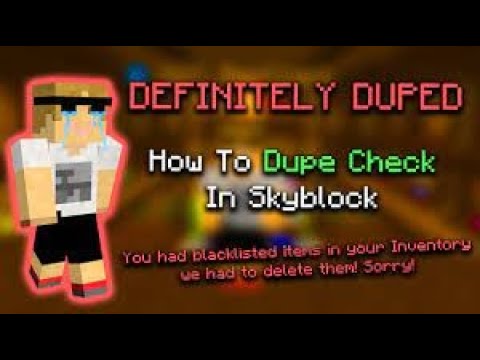 Hypixel Skyblock DUPE Mod - YouTube