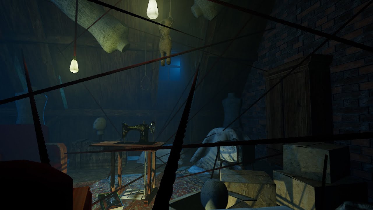 Environment Art : Horror Attic - YouTube