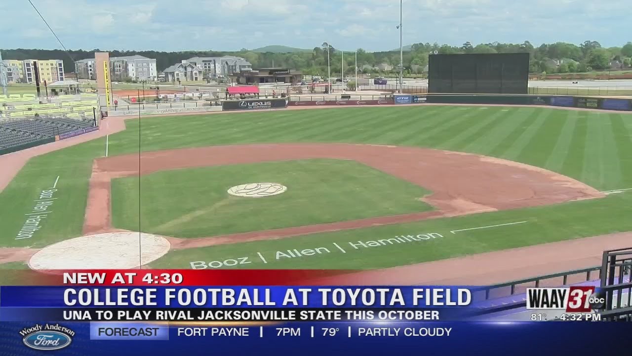 UNA to play football at Toyota Field - YouTube