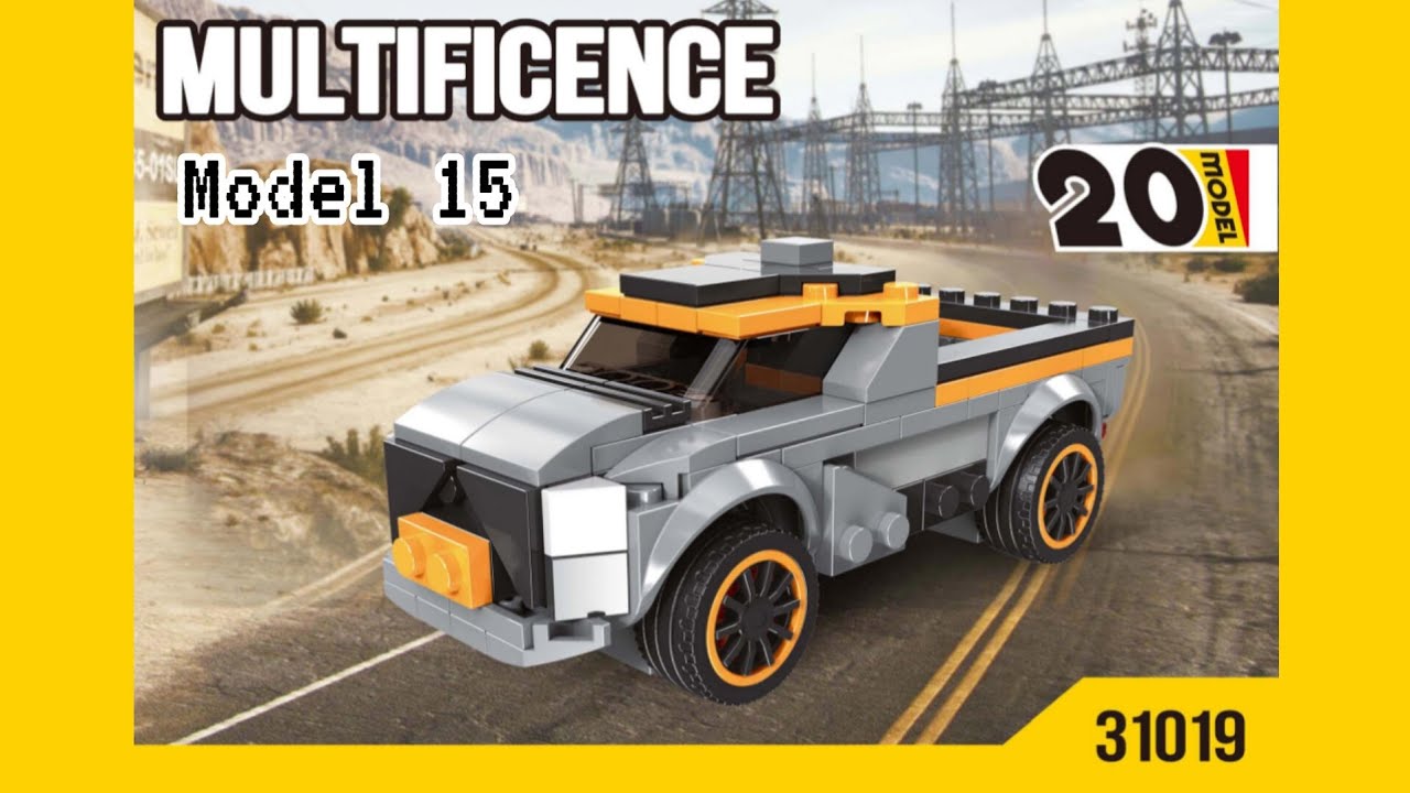 Decool Bricks Multificence 20 Model 31019 Wilderness Pursuit 233 Pcs - Model 15 - YouTube