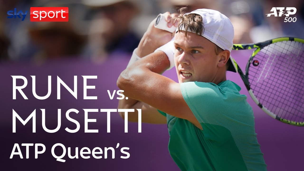 Queen's, Rune elimina Musetti nei quarti: gli highlights | Tennis - YouTube