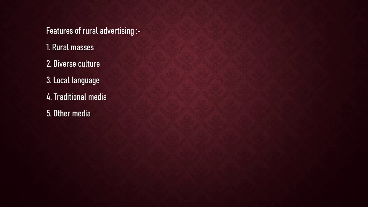 SYBCOM SEM III ADVERTISING RURAL AD - YouTube