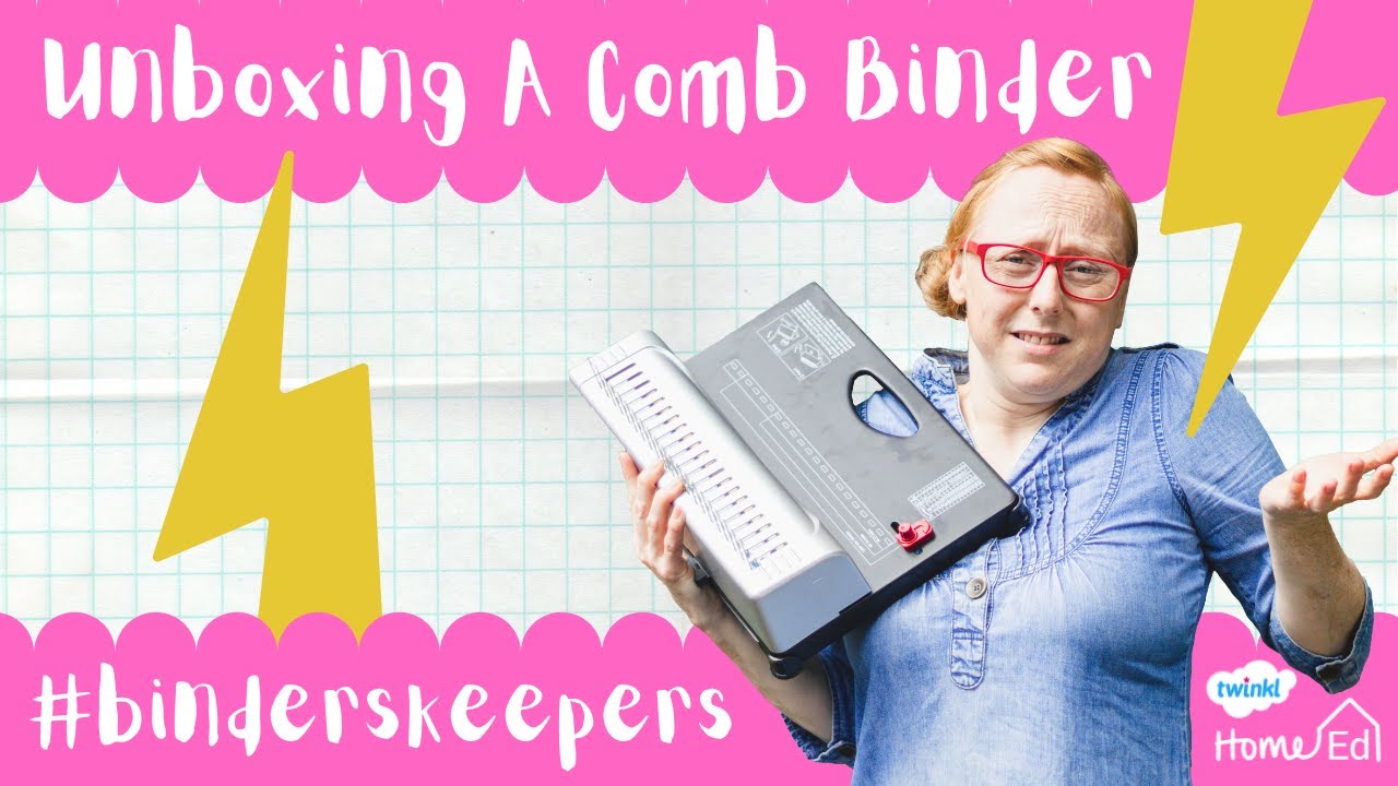Unboxing A Comb Binder: Home Education Edition - YouTube