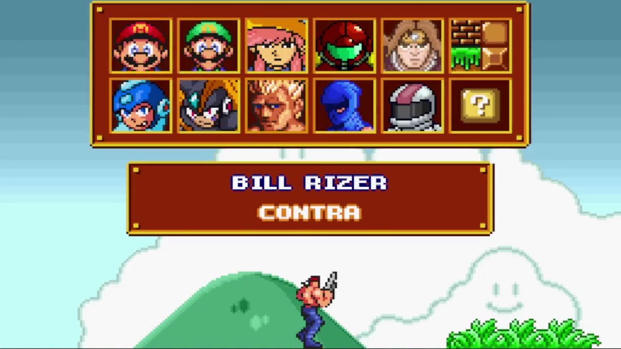Super Mario Bros. Crossover (SMB2: The Lost Levels) - Gameplay as Bill ...