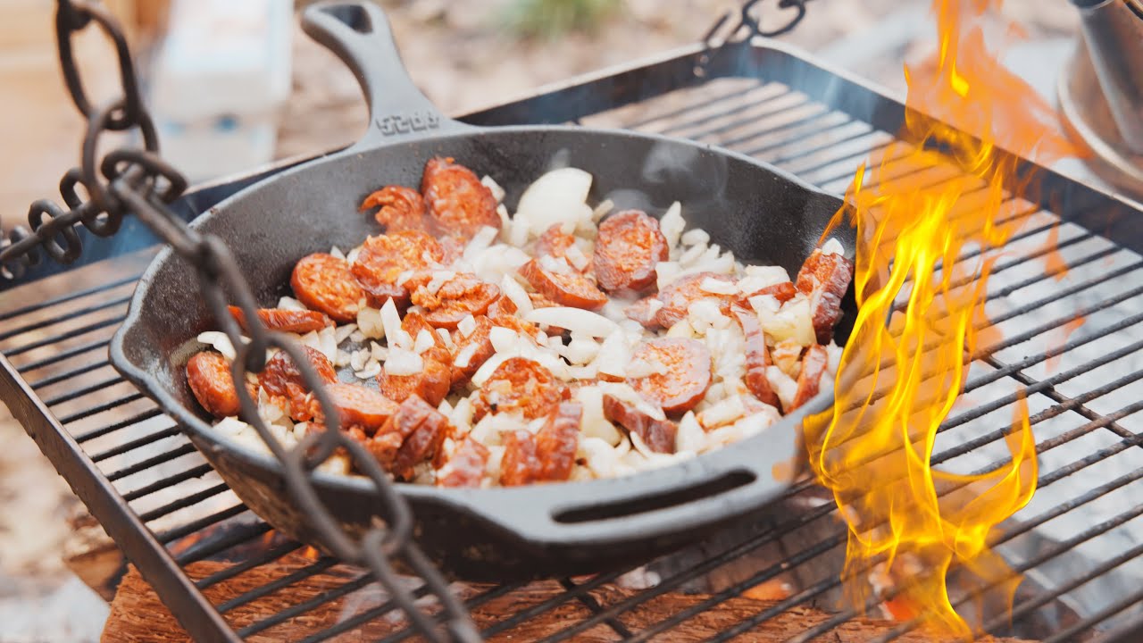 De lekkerste lunch op Open Vuur maak je zo!🔥 | Kolenboertje Outdoor ...
