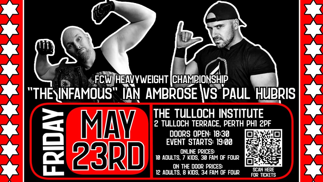 FULL EVENT - Fair City Wrestling, live in Perth - Friday 23rd May 2025 ...
