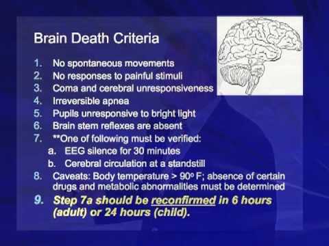Death by Neurological Criteria - YouTube