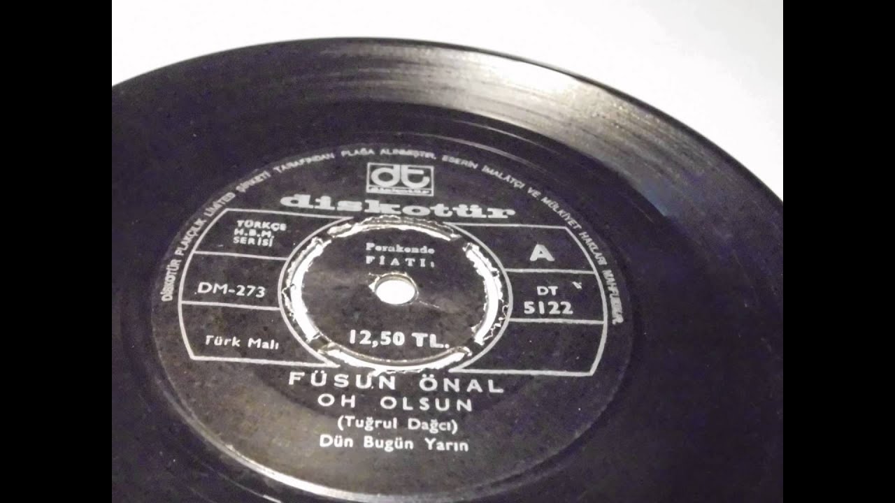 füsun önal fusun onal , oh olsun , kara sevda PLAK VINYL RECORD 7 ...